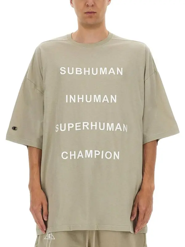 CHAMPION X RICK OWENS T-shirt Tommy - Beige