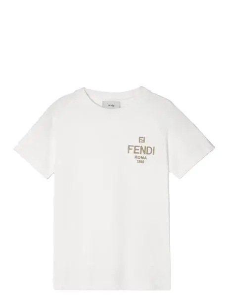 Fendi T-shirt With Logo - White