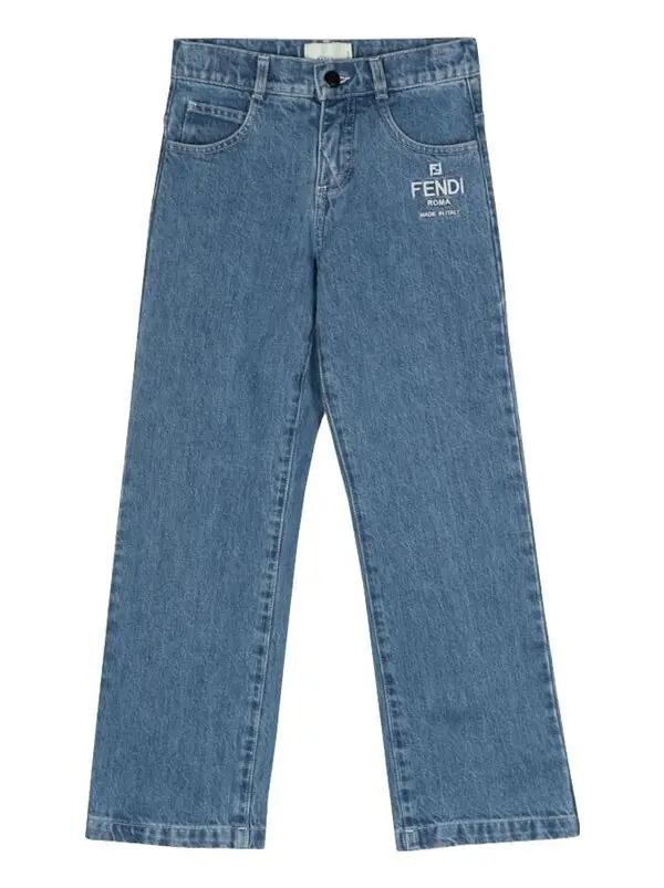 Fendi Washed Pants - Denim