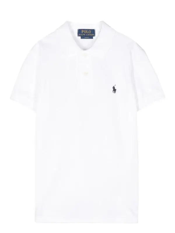 Polo Ralph Lauren Custom Fit Knit Top - White