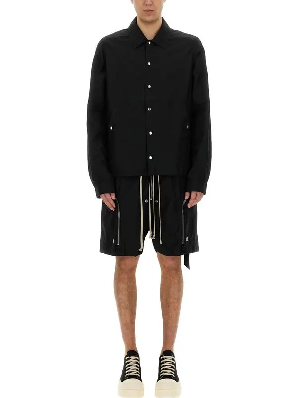Rick Owens Buttoned Jacket - Black