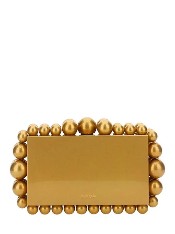 Cult Gaia Eos Clutch - Gold
