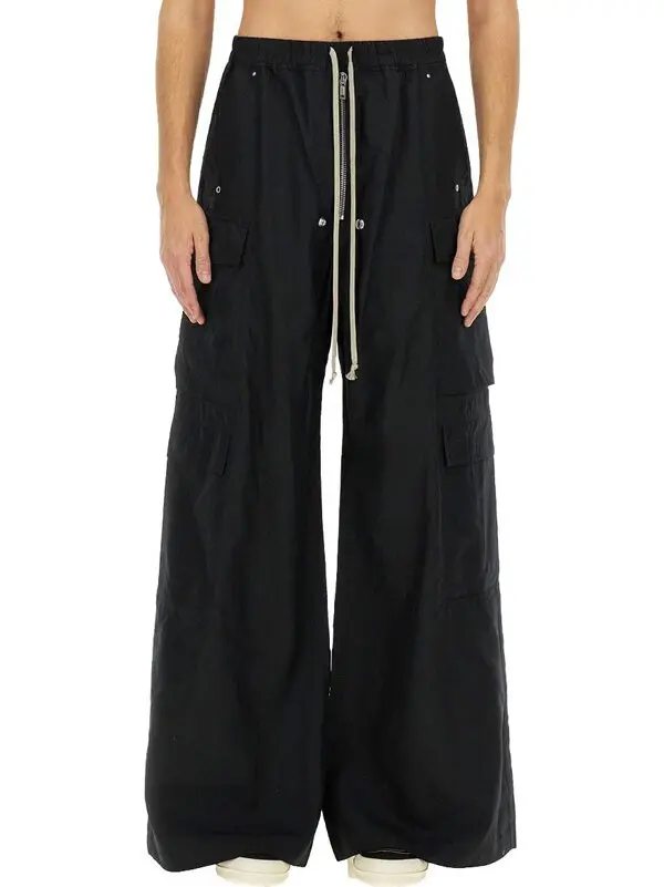 Rick Owens Wide-leg Pants - Black