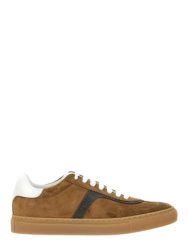 Brunello Cucinelli Leather Sneaker - Brown