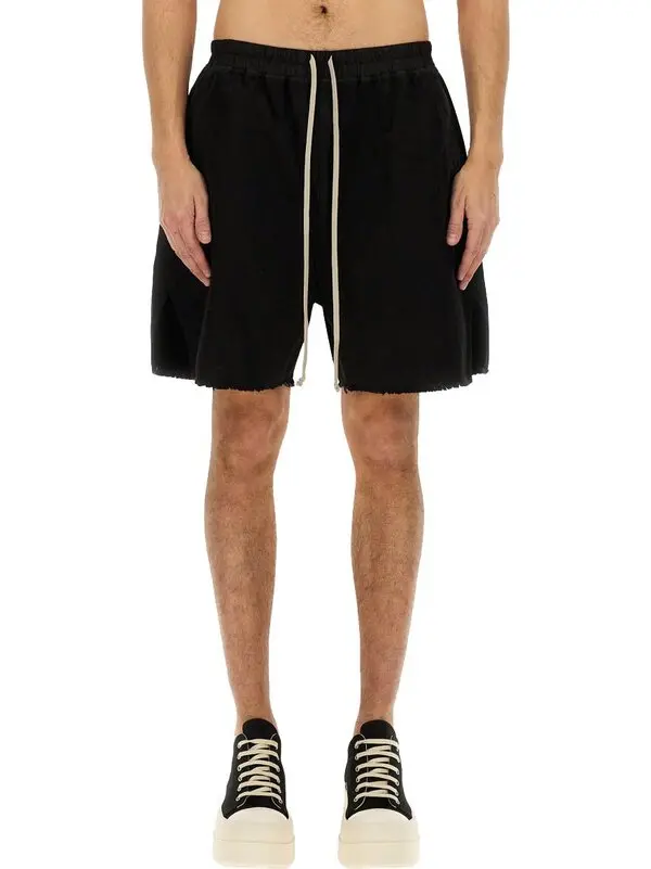 Rick Owens Zippered Board Shorts - Black