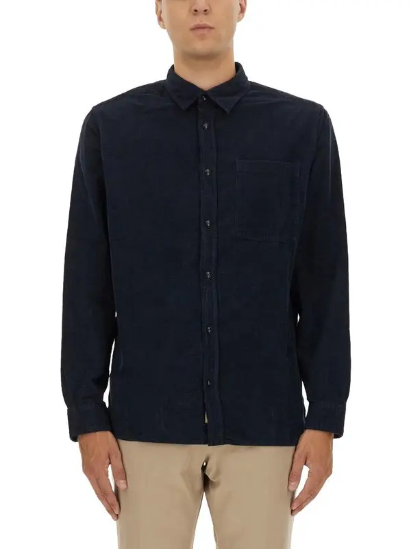 Woolrich Cotton Shirt - Blue