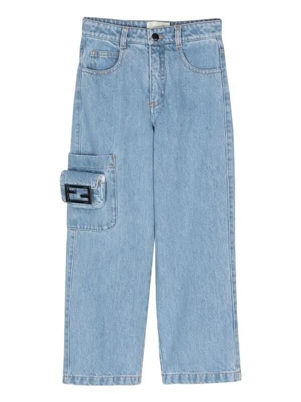 Fendi Wide Leg Pants - Denim