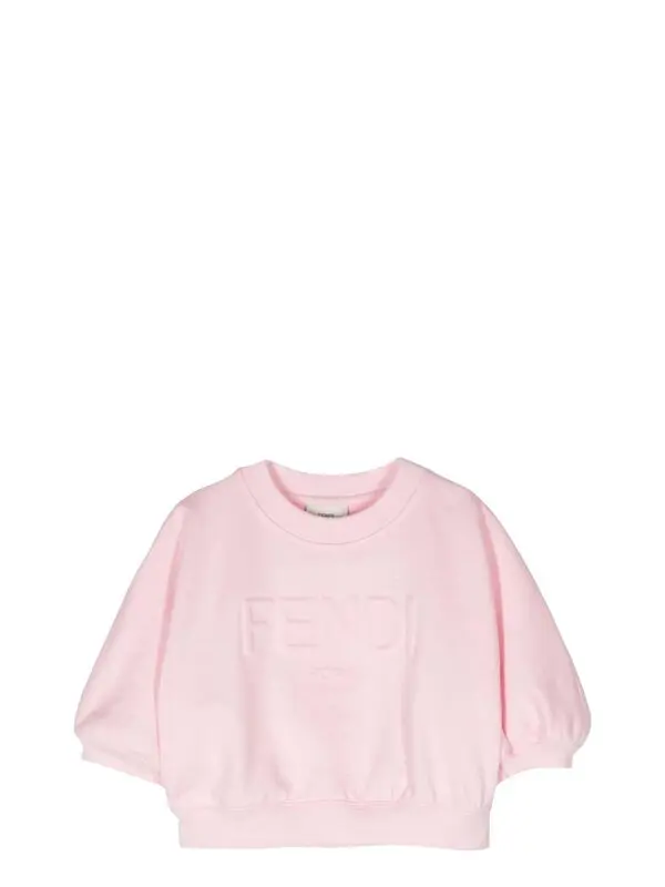 Fendi Cotton Sweatshirt - Pink