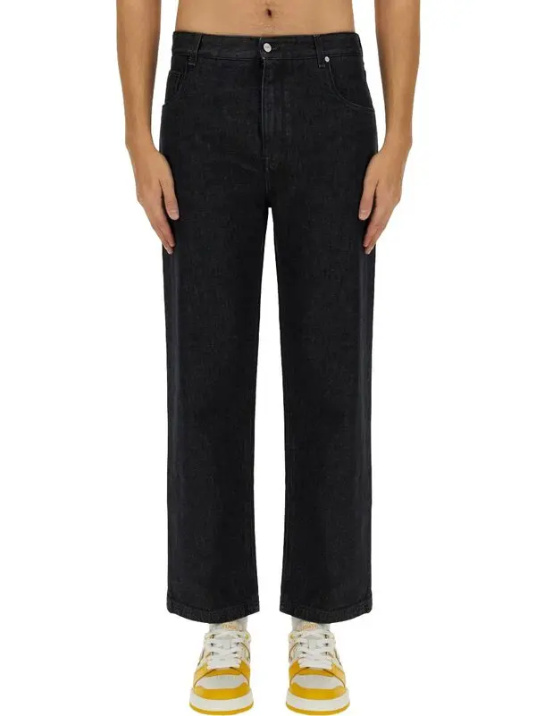 Fendi Long Jeans - Black