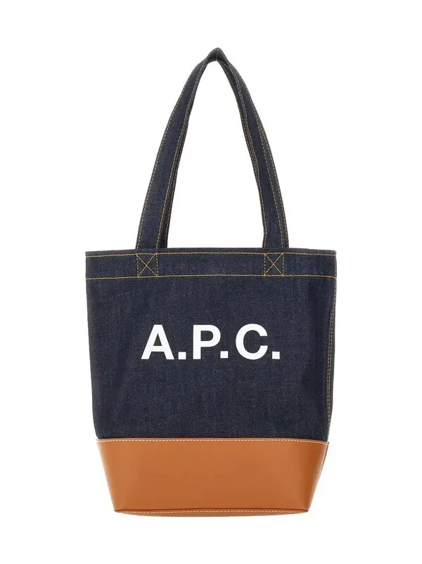 A.p.c. Axel Small Tote Bag - Denim