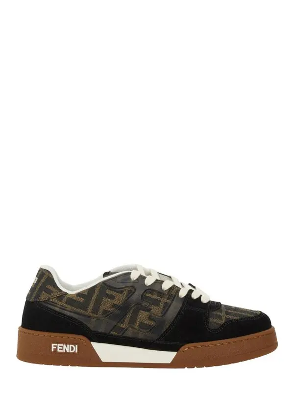 Fendi Low Top Sneakers - Black