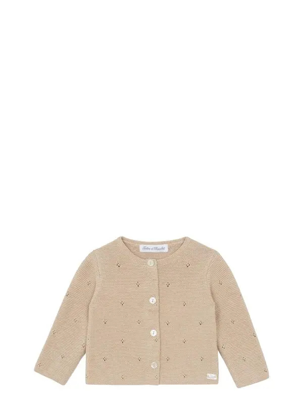 TARTINE ET CHOCOLAT Cotton Sweatshirt - Beige