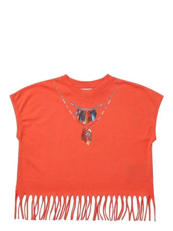 MARCELO BURLON COUNTY OF MILAN Top With Bangs - Red