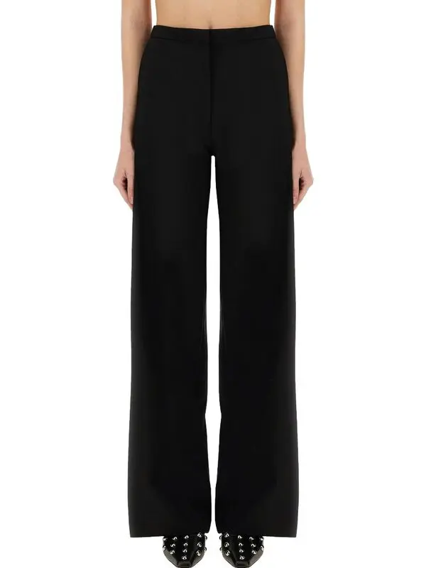 PT TORINO Diana Wide Leg Pants - Black