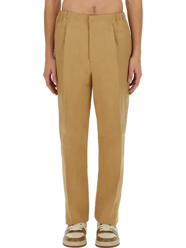 Fendi Canvas Pants - Brown