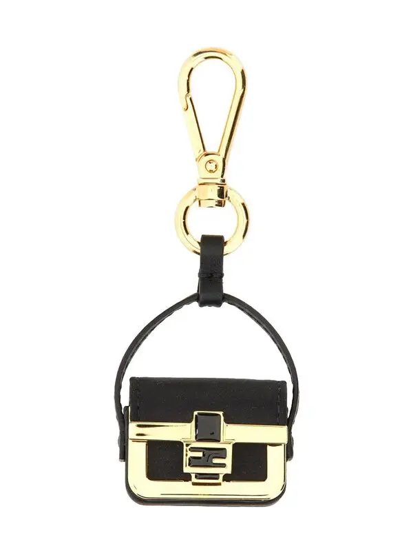 Fendi Pico Baguette Charm - Black