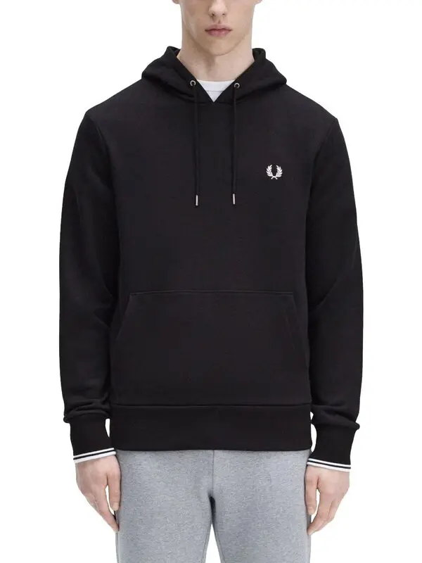 Fred Perry Hooded Sweatshirt - Black