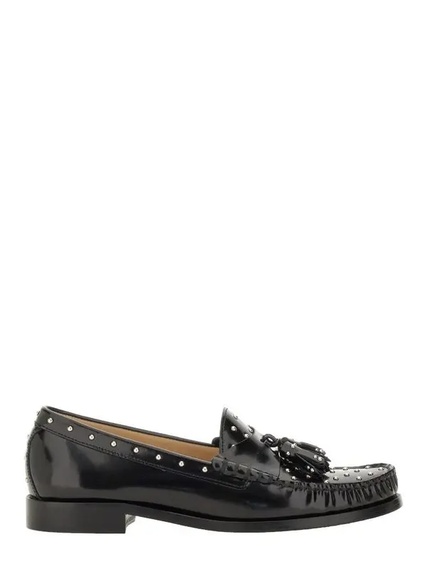 STUART WEITZMAN Lottie Moccasin - Black