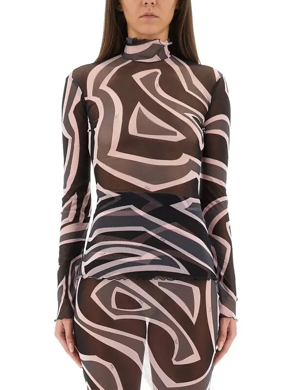 Emilio Pucci Labyrinth Print Top - Multicolour