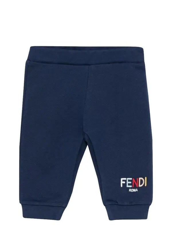 Fendi Cotton Sweatpants - Multicolour