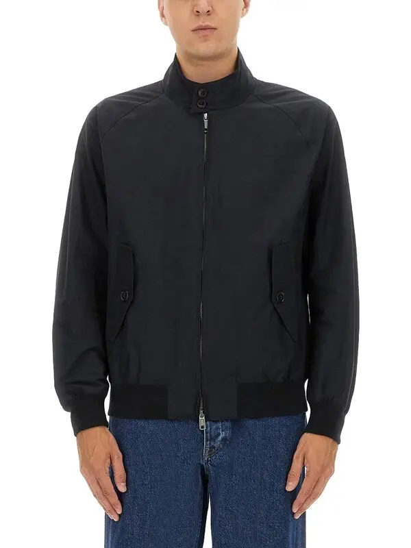 BARACUTA G9 Harrington Jacket - Blue