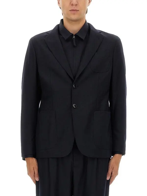 Giorgio Armani Cashmere Blazer - Blue