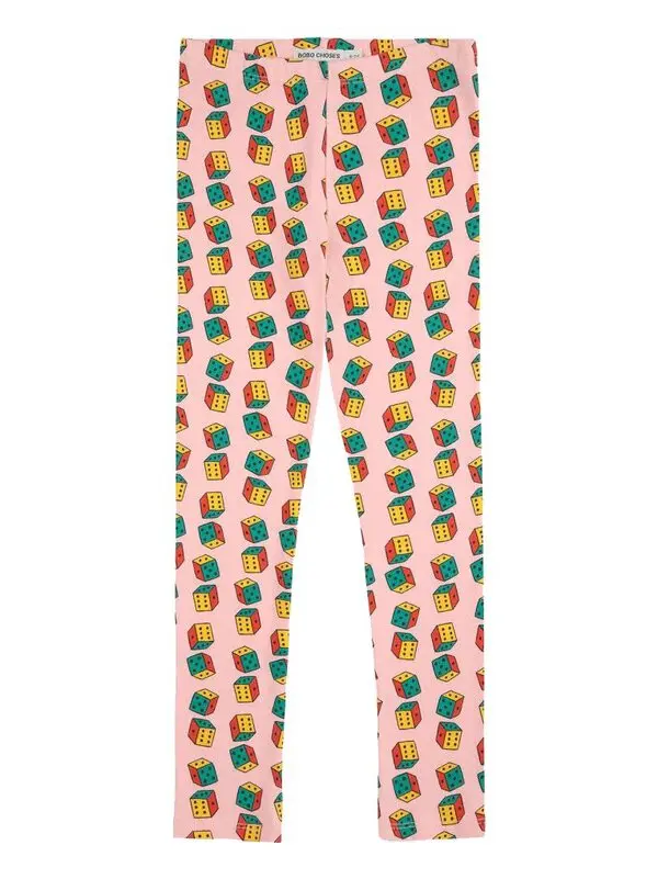 BOBO CHOSES Leggings Logo 'dices - Pink