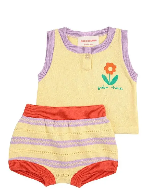 BOBO CHOSES Top And Shorts Set - Yellow