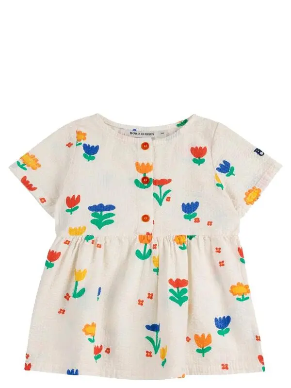 BOBO CHOSES Printed Dress - White