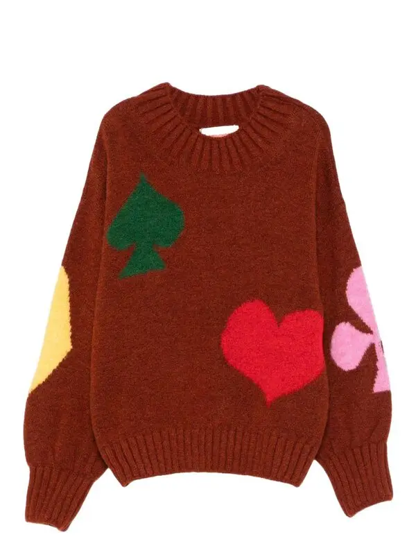 BOBO CHOSES Figures Sweater - Bordeaux