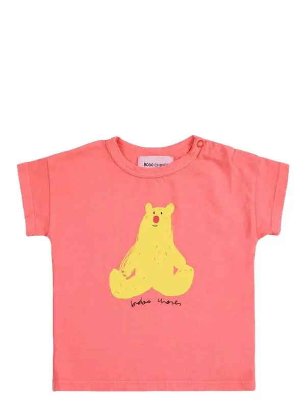 BOBO CHOSES Printed T-shirt - Pink