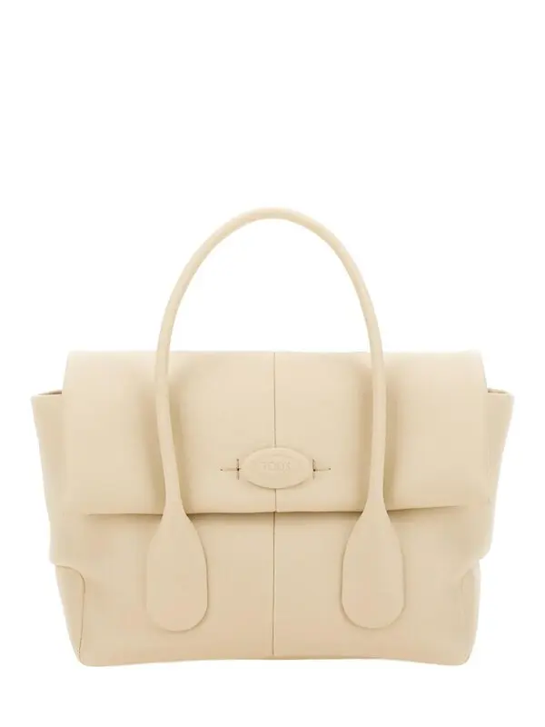 TOD'S Reverse Small 'di Bag - White