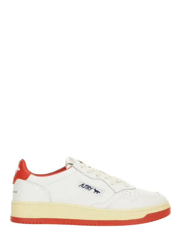 AUTRY X MAISON KITSUNE Medalist Low Sneakers - White