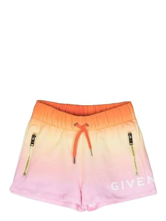 Givenchy Cotton Shaded Shorts - Multicolour