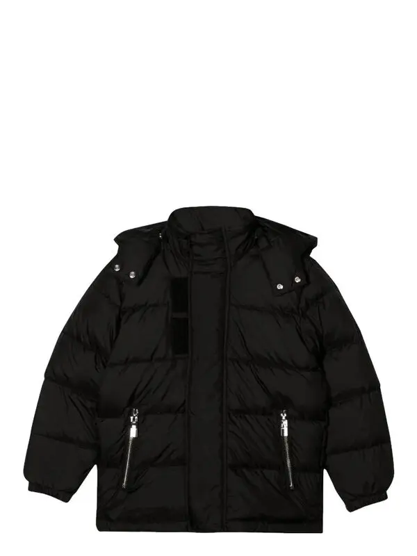 Givenchy Hooded Long Down Jacket - Black