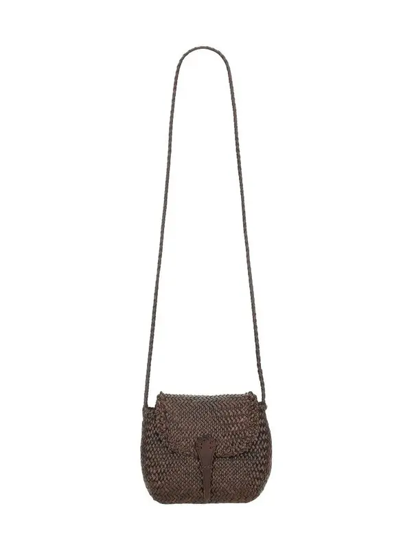 Dragon Diffusion City Mini Handheld Bag - Brown
