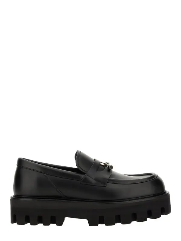 Alexander McQueen Parachute Buckle Loafer - Black