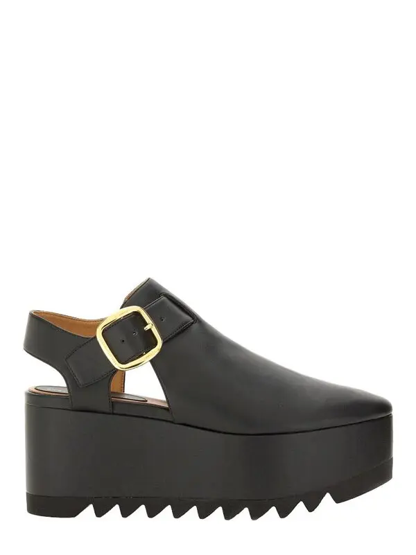 Stella McCartney Elyse' Sandal With Platform - Black