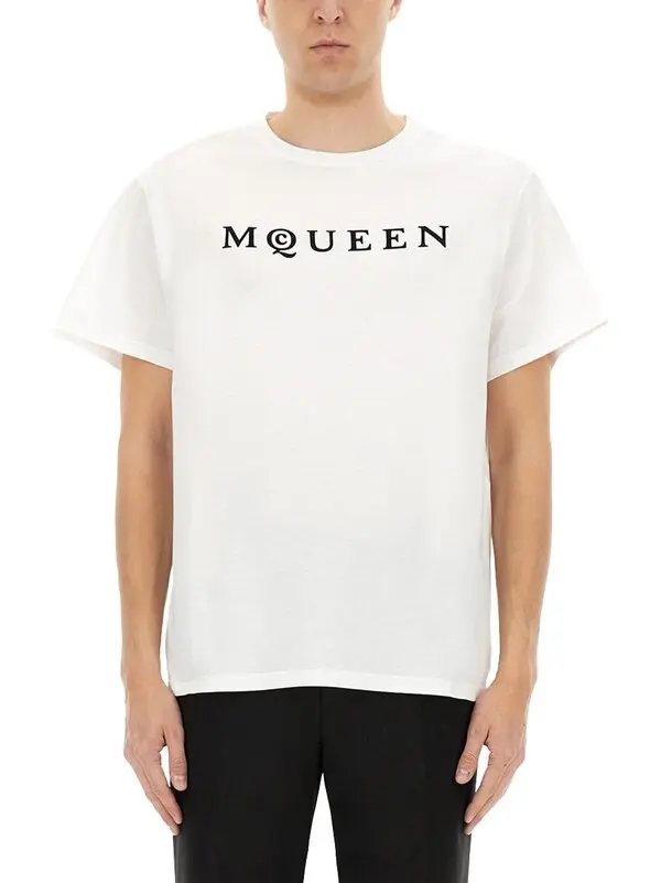 Alexander McQueen Alexander Mc Queen Jersey T Shirt - White
