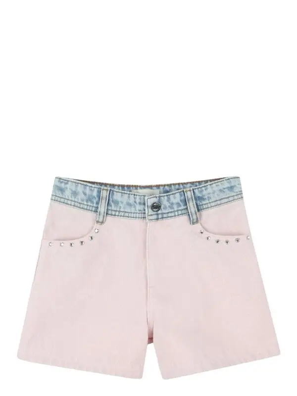 Sonia Rykiel Paris Cotton Short Jean - Pink