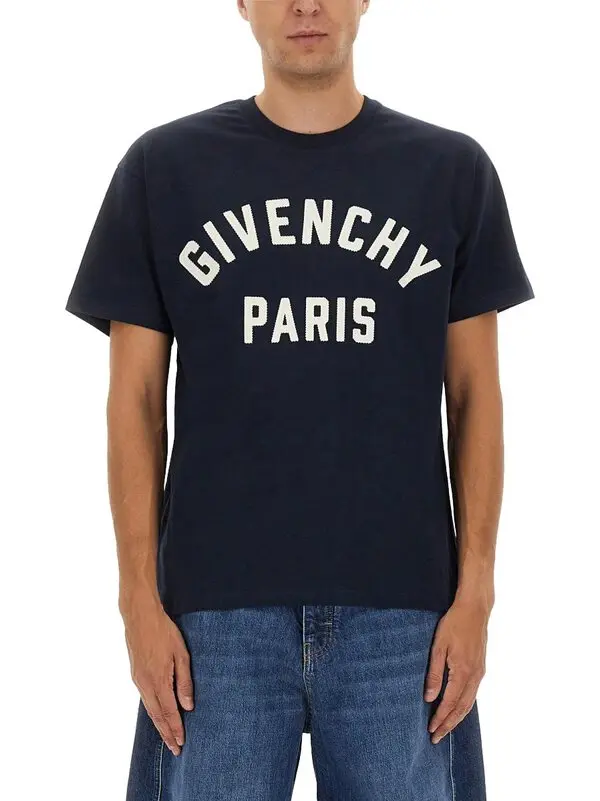 Givenchy Logo T-shirt - Blue