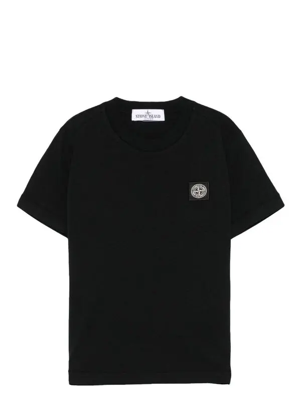 Stone Island Logo T-shirt - Black