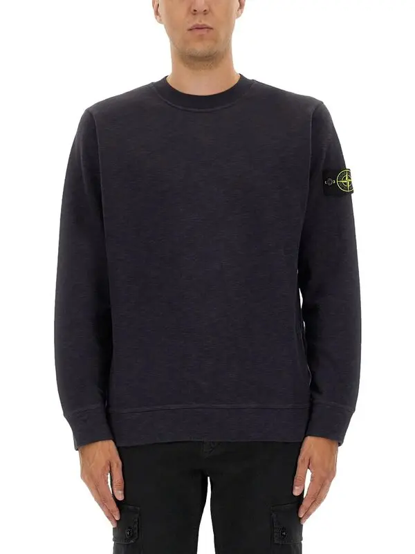 Stone Island Cotton Jersey - Black