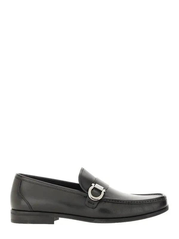 FERRAGAMO Mocassin Gancini - Dark Brown