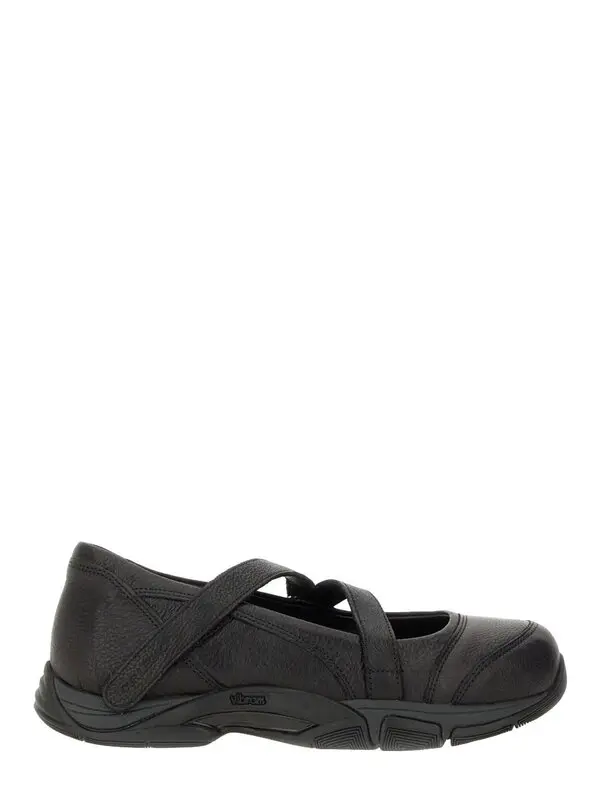 Our Legacy Sweetheart Leather Sneakers - Black
