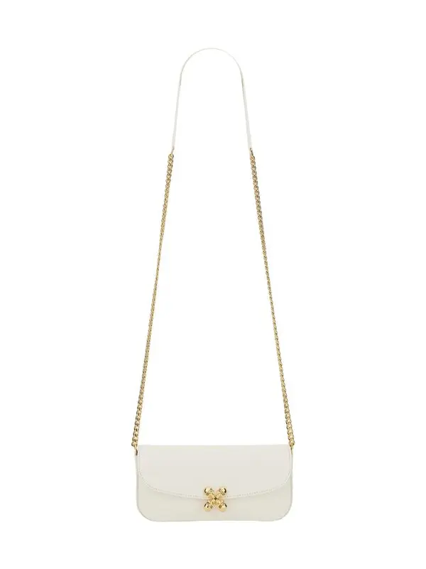 Alexander McQueen Alexander Mc Queen 'skull Flower' Bag - Ivory