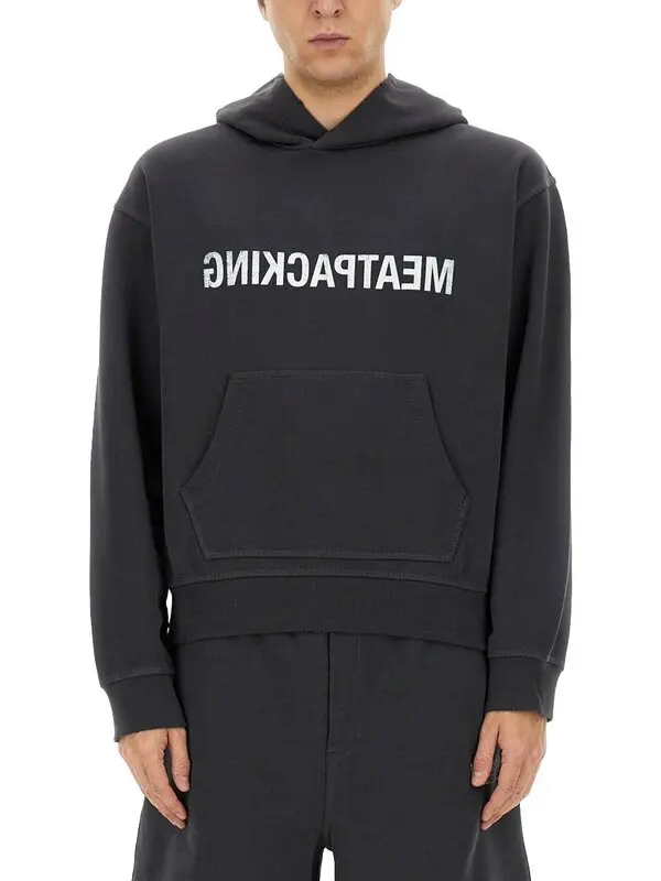 Helmut Lang Meatpacking" Hoodie - Black