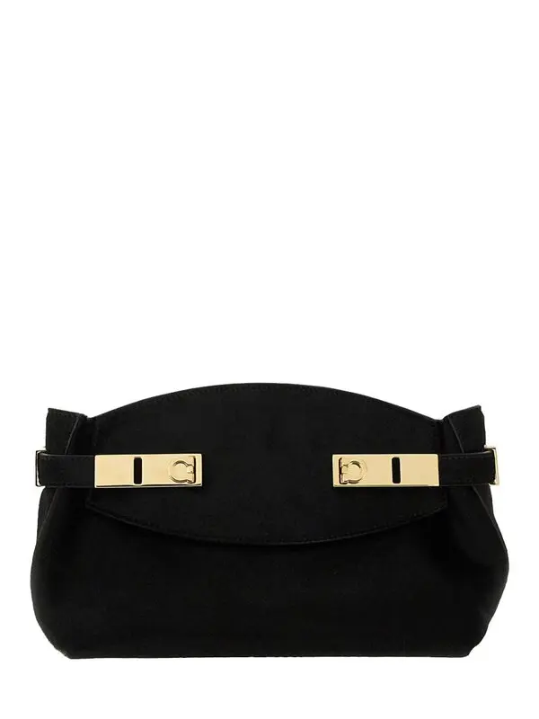 FERRAGAMO Hug Soft Bag - Black