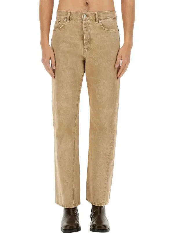 SUNFLOWER Straight Twist Jeans - Beige