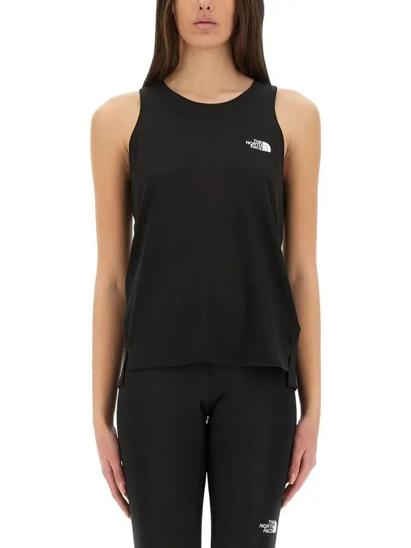The North Face Tank Top With Logo - Black